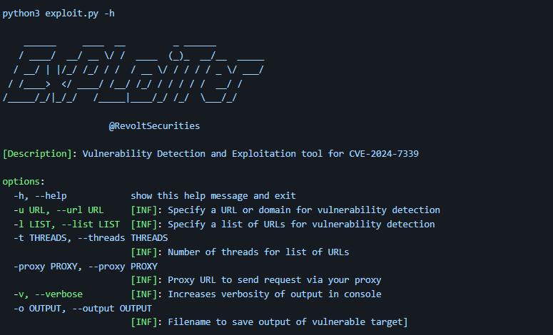 A Vulnerability Detection and Exploitation Tool for CVE-2024-7339