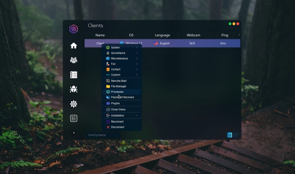 Sorillus v7.2: Remote Administration Tool (RAT) Demonstration