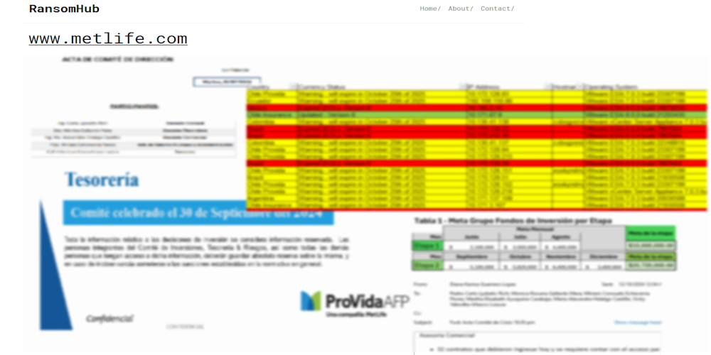 MetLife Has Been Claimed a Victim to RansomHub Ransomware