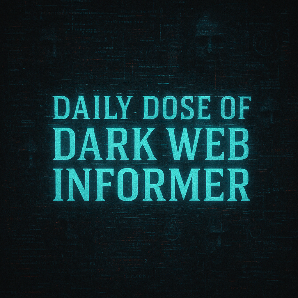 Daily Dose of Dark Web Informer - 2nd of June 2025