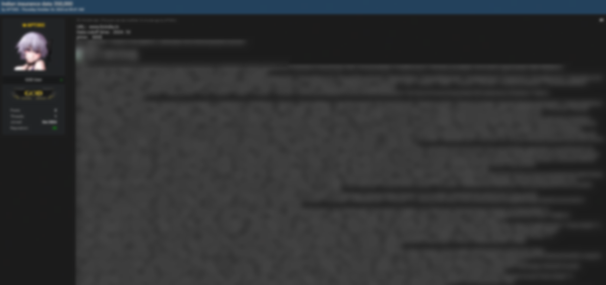 A Threat Actor is Allegedly Selling Insurance Data from the Life ...