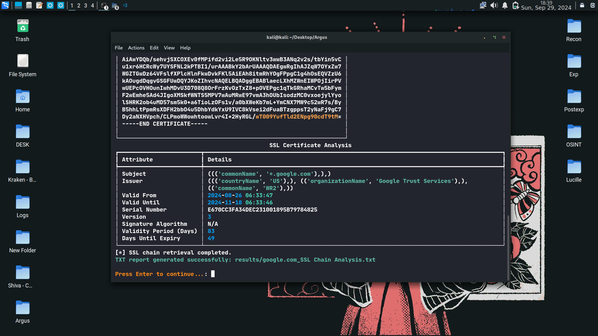 Argus: The Ultimate Information Gathering Toolkit